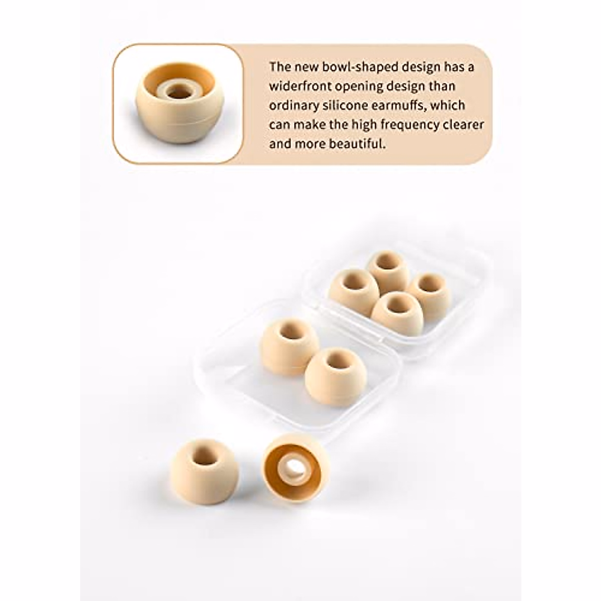 16 Pairs KINBOOFI Silicone Eartips Earbuds for KZ ZST ZS10 PRO AS10 ZSN ZSN ZSN PRO X ZSN PRO Headphone,12 Pairs White & 4 Pairs Orange with 4 Size Options XS/S/M/L…