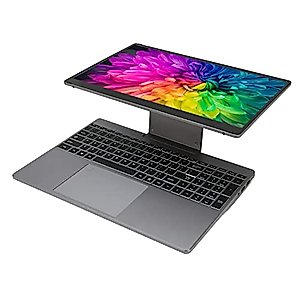 BROLEO Gaming Laptop, RGB Backlit Business Laptop 5800mAh Battery 12GB DDR5 RAM 15.6in Touch Screen for Family (US Plug 256GB)