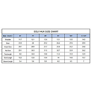 SOLY HUX Girl's Butterfly Print Short Sleeve Tee Top and Pleated Skirt Set 2 Piece Outfits White Blue 11-12Y