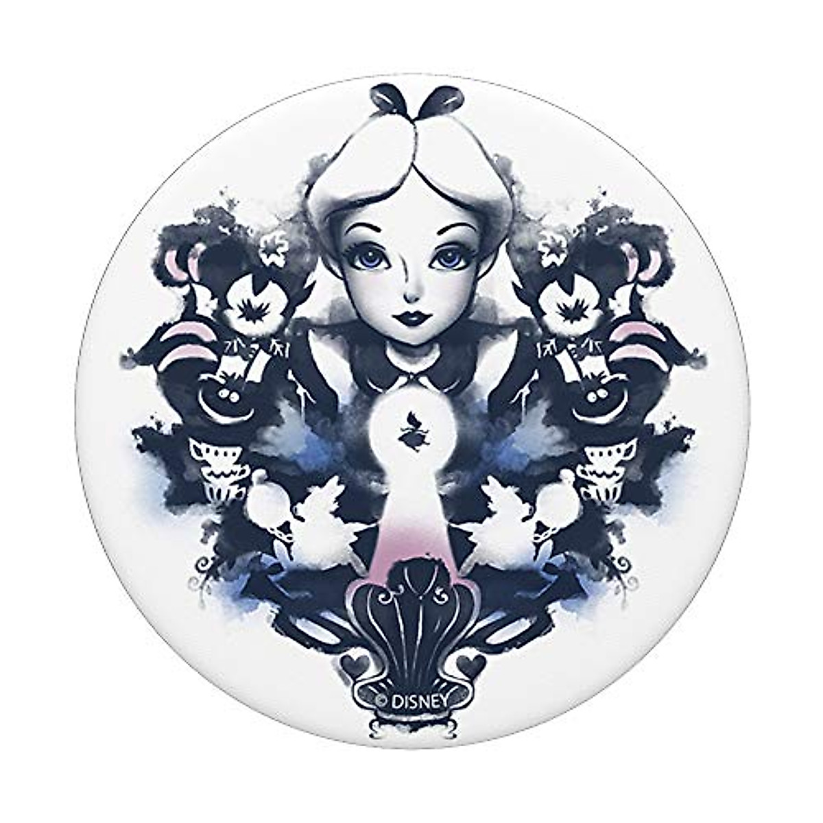 Disney Alice In Wonderland Alice Rorschach Portrait PopSockets Swappable PopGrip