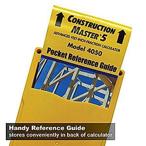 Calculated Industries 4050 Construction Master 5 Construction Calculator