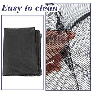 39x59 Inch Black Mesh Fabric Polyester Mesh Fabric Slightly Stretch Mesh Material Fabric Mesh Fabric Netting for Sewing Projects, Backpack Pocket and Straps, Netting Clothes, Netting Bag Shopping Bag