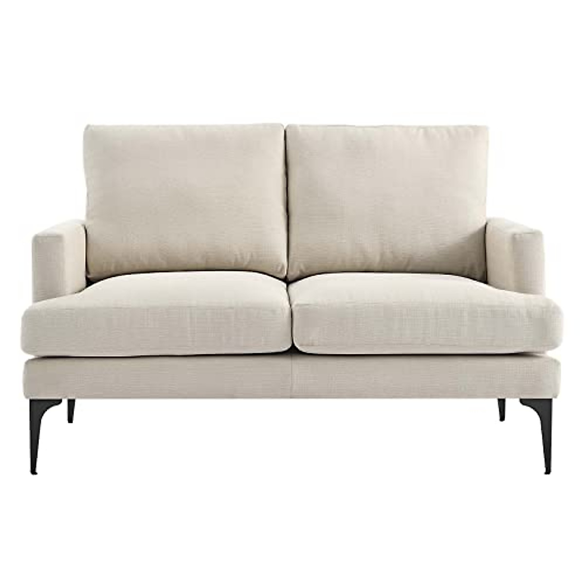 Modway Evermore Upholstered Fabric, Loveseat, Beige