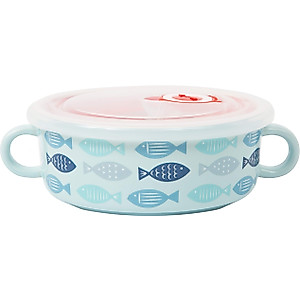 Pavilion - Lake People - 13.5 Oz Double Handled Soup Bowl With Lid