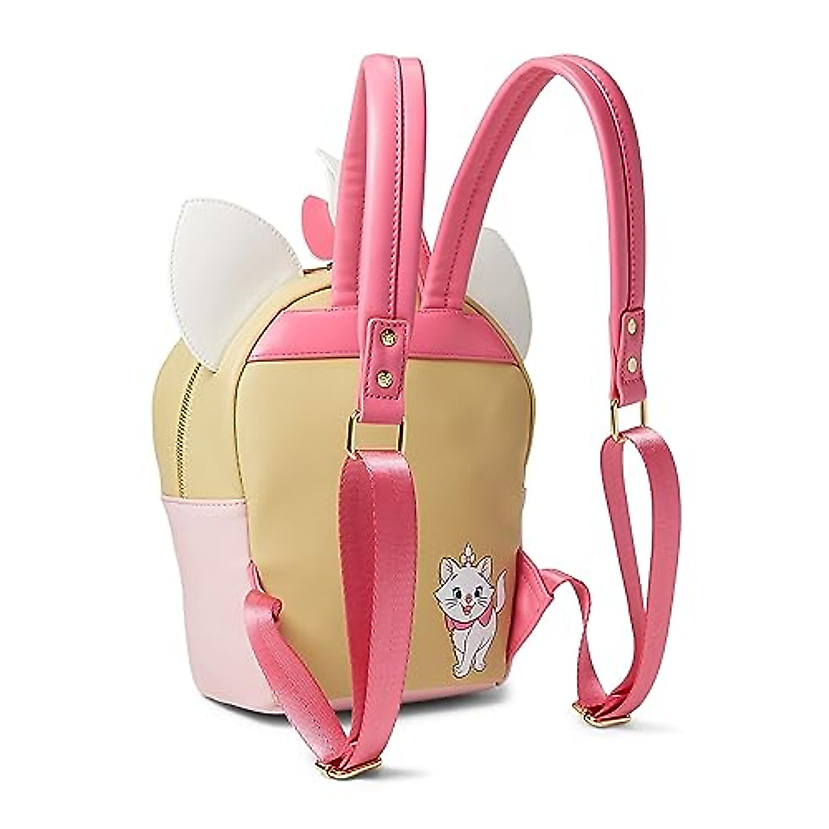 Loungefly Disney Marie Sweets Cupcake Shape Womens Double Strap Shoulder Bag Purse