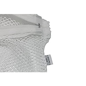 GoldenBestStore Set of 2 Premium Special Mesh Laundry Bag Perfect Size for Face-Cloth Mask ,Baby's cloths, socks, Lingerie,Underwear, With Ykk zipper ,Washer Dryer friendly ,Made In USA