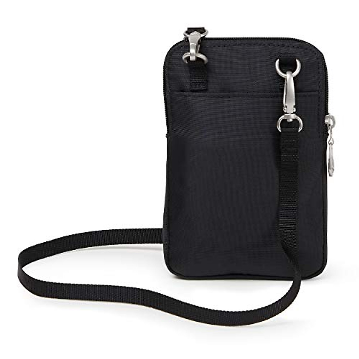 Baggallini BG Arlington Mini Bag - Stylish, Lightweight, Adjustable-Strap Purse With Multiple Pockets and RFID Protection, Black