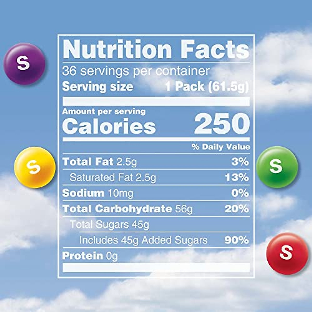 SKITTLES Original Candy 2.17-Ounce 36 Individual Packs