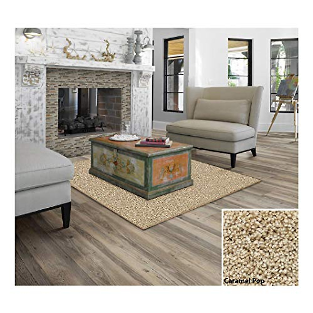 1- Sample Swatch, Caramel Pop - APT. DWELLERS | Economical Solutions, Soft Twist Custom Carpet Collection