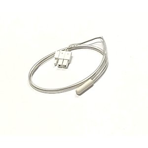 OEM Samsung Refrigerator White Temperature Sensor For Freezer Section Originally For Samsung RS265LBWP, RS265LBWP/XAA, RS265TDRS, RS265TDRS/XAA, RS265TDRS/XAC