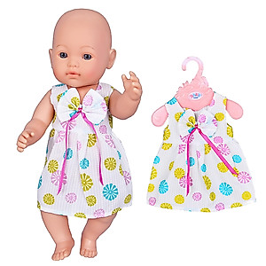 Ebuddy 6 Sets Doll Clothes Outfits for 14 to 16 Inch Baby Dolls, 15 Inch Baby Dolls and 18 inch Girl Doll