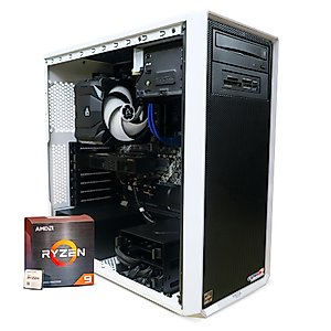 CPU Solutions Express Video Editing PC, CEV-8446-2T - Ultra HD, 4K Video Editing Workstation - Ryzen 9 5900X, 4.7GHz 12-Core, 64GB RAM, 2000GB NVMe SSD, Quadro RTX A2000, Windows 11 Pro Computer Tower