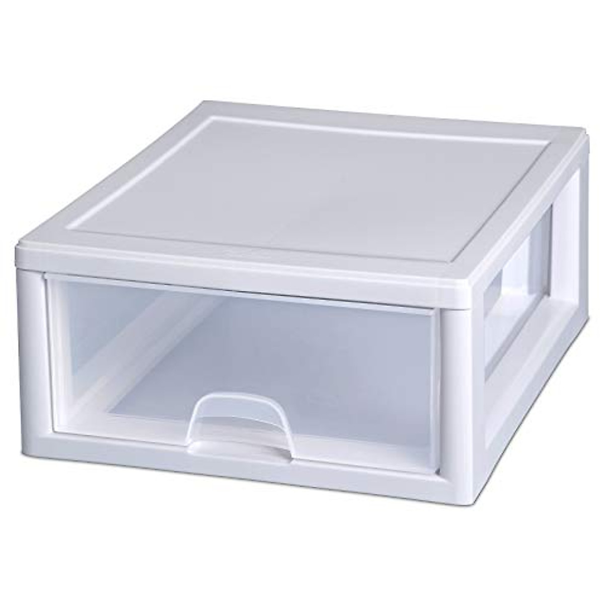 Sterilite 23018006 16 Quart Clear Stacking Drawer