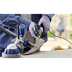 Dremel 2500-01 Rotary Tool Multi-Vise, 3-in-1 Attachment with 360 Degree Stationary Vise, Stand-Alone Clamp, and Tool Holder , Grey