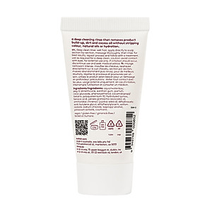 EVO Springsclean Shampoo - Deep Cleansing & Gentle Moisturizing - For Natural Shiny Soft Curly & Wavy Hair - Travel Size, 30ml / 1.01fl.oz