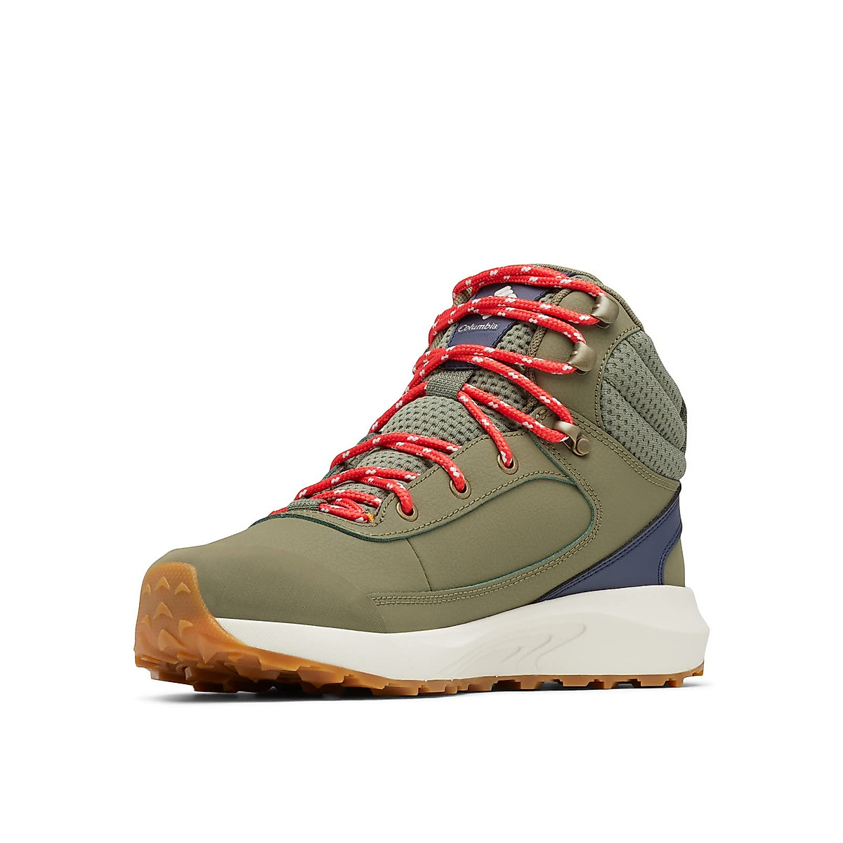 Columbia Women's Trailstorm Peak Mid Hiking Shoe, Stone Green/Nocturnal, 9