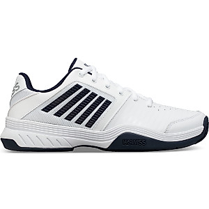 K-Swiss Men's Court Express Tennis Shoe, White/Navy, 11 M