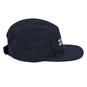 Paranormal Investigator Ghost Hunting Spirits Ghost Hunter 5 Panel Camper Hat Baseball Cap Navy Blue