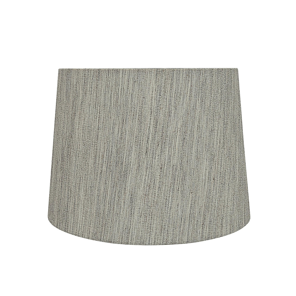 Aspen Creative 32951 Transitional Hardback Empire Shaped Spider Construction Lamp Shade in Light Grey, 14" wide (12" x 14" x 10")