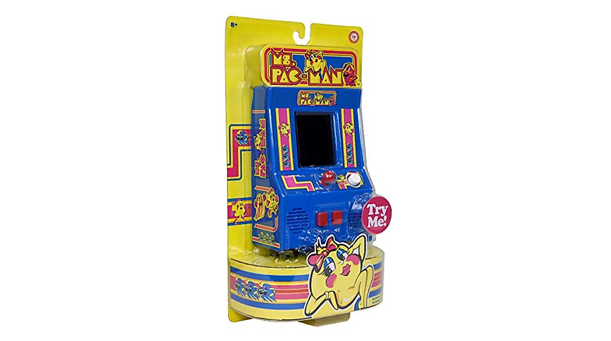 Ms Pac-Man Retro Mini Arcade Game - Fun for All Ages
