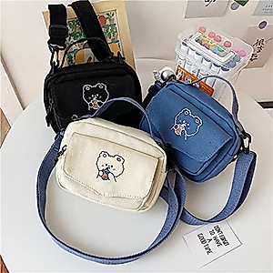 MBVBN Kawaii Purse Crossbody Bag Kawaii Wallet Kawaii Crossbody Bag Kawaii Corduroy Purse Mini (Beige)