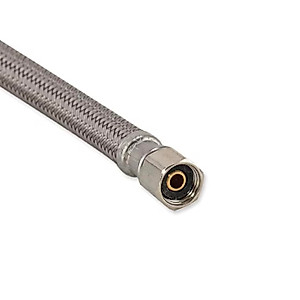 (Everbilt)12ft Universal Polymer Braided Icemaker Water Connector