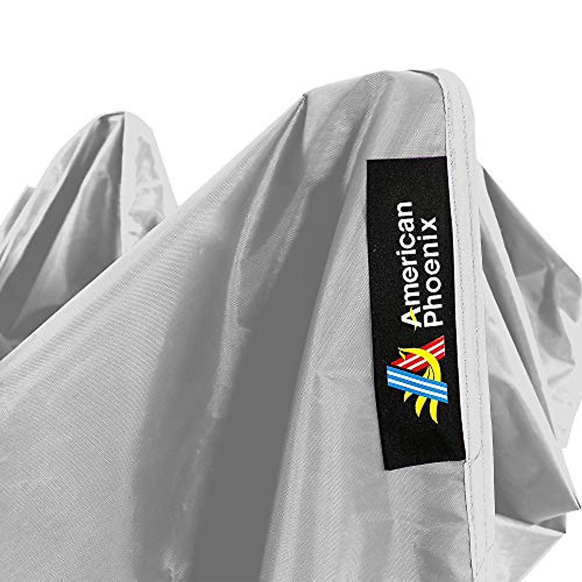 AMERICAN PHOENIX 10x20 Canopy Tent Pop Up Portable Instant Commercial Heavy Duty Outdoor Market Shelter (10'x20' (Black Frame), White)