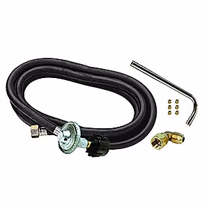 Char-Broil 2429018W06 Medallion Series Built-in Grill & Side Burner LP Conversion Kit, Black