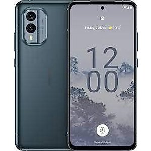 Nokia X30 5G Dual-Sim 128GB ROM + 6GB RAM (GSM only | No CDMA) Factory Unlocked 5G Smartphone (Cloudy Blue) - International Version