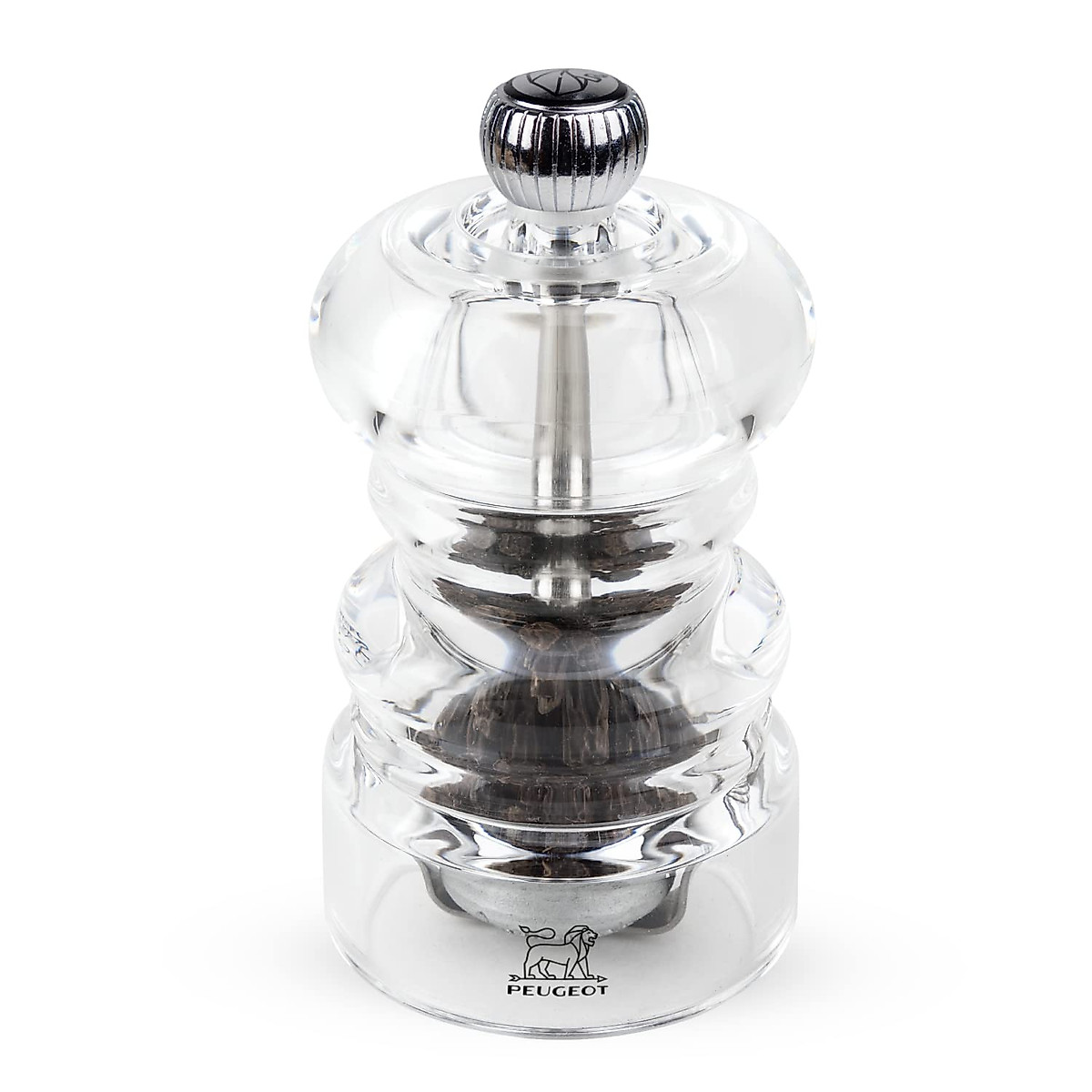 Peugeot Nancy 3.5 Inch Pepper Mill, Acrylic