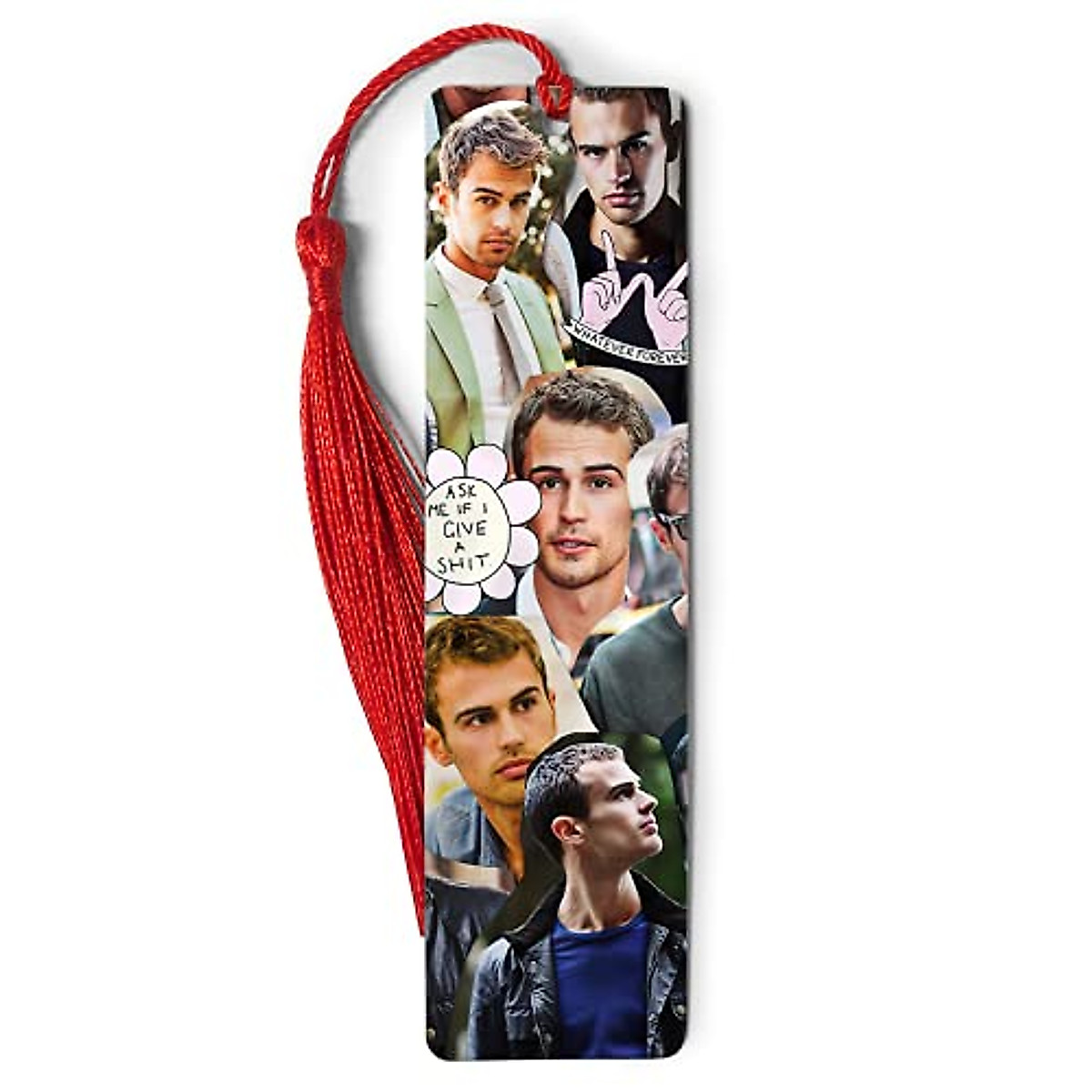 Bookmarks Ruler Metal Theo Bookography James Measure Collage Tassels Bookworm for Book Gift Markers Bibliophile Bookmark Reading Christmas Ornament