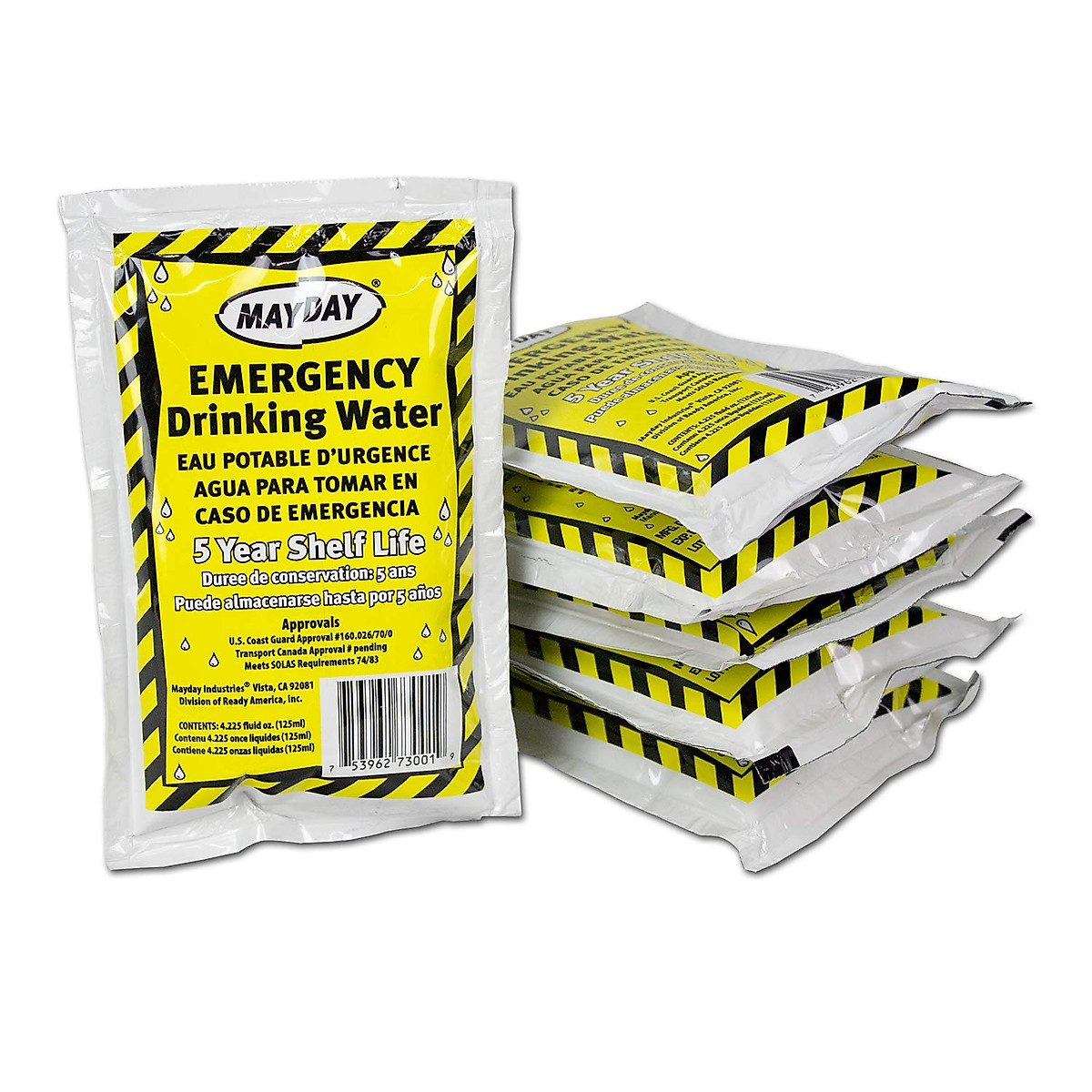 Ready America 70180 72 Hour Emergency Kit, 1-Person, 3-Day Backpack, Includes First Aid Kit, Survival Blanket, Emergency Food Portable Disaster Preparedness Go-Bag for Earthquake, Fire, Flood