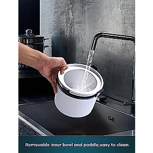 INTASTING Ice Cream Maker, 1.6QT Frozen Yogurt Maker, Homemade Ice Cream, Gelato