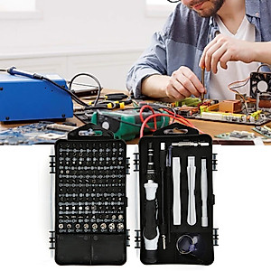 117-in-1 Multifunction Screwdriver Set with Storage Case - Repairing Screwdriver Set Mobile Phone Repair Tool Kit - Screwdriver Bit Kit for All Your Repair Needs