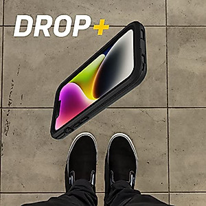 OtterBox FRĒ Series Waterproof Case with MagSafe (Designed by LifeProof) for iPhone 14 Plus - Black