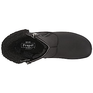 Propét Women's Dani Mid Snow Boot, Black, 10