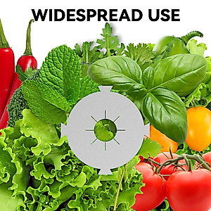 Hydroponic Seed Pod Labels,Replacement PVC Seed Pod Stickers 100pcs, Round Peel and Stick Hydroponic Garden Basket Label for Mark Plants & Understand Plant Growth