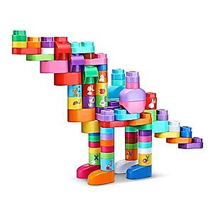 LeapFrog LeapBuilders 81-Piece Jumbo Blocks Box, Pink,24 months to 5 years