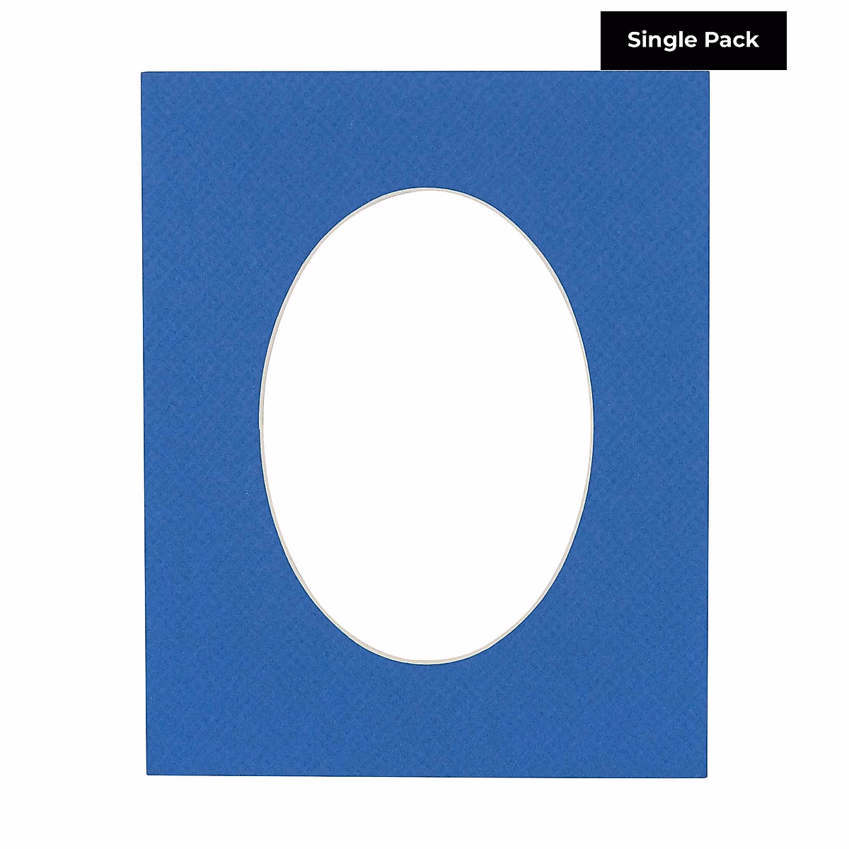 CountryArtHouse Royal Blue Acid Free 11.5x17 Oval Picture Frame Mat with White Core Bevel Cut for 8.5x11 Pictures - Fits 11.5x17 Frame - Pack of 1 Matboard