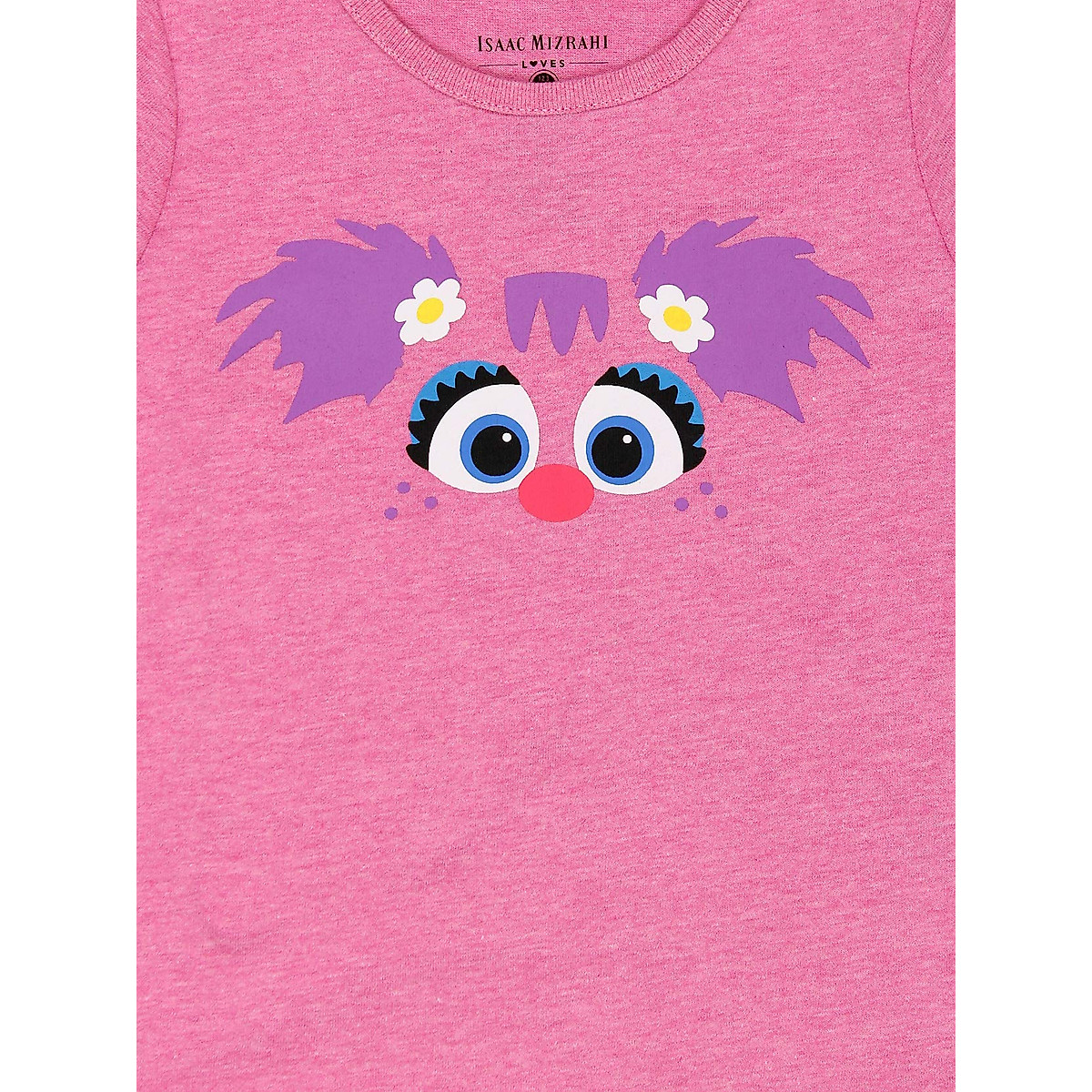 Isaac Mizrahi Loves Sesame Street Abby Cadabby Toddler Baby Short Sleeve Tee (3T, Pink)
