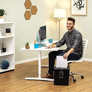 Fellowes Powershred P-30C 6-Sheet Cross-Cut Deskside Paper Shredder