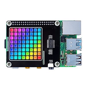 SunFounder RGB 8x8 64 LED Matrix Panel Individually Addressable for Raspberry Pi I2C Control 24 bit Color Programmable