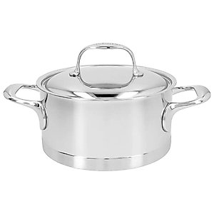 Demeyere Atlantis Stainless Steel 2.3 qt Casserole & Lid