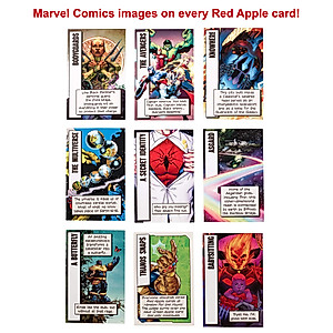 Apples to Apples: Marvel Edition Board Game of Amazing Combinations for 4 to 8 Players Ages 12 Years & Older, Gift for Kid, Adult or Family Game Night