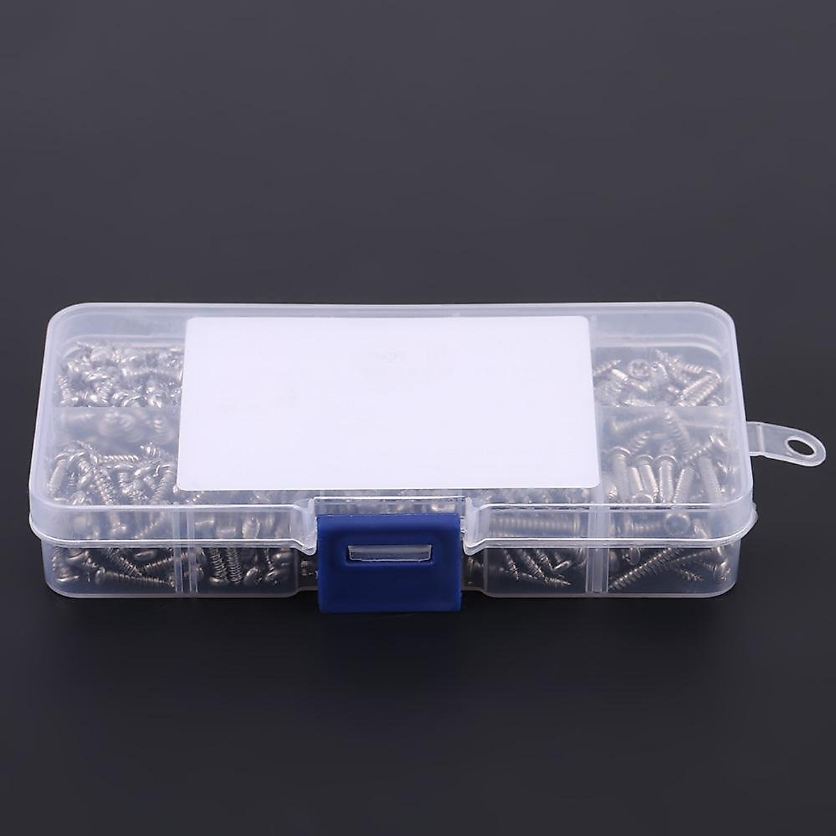 500Pcs M3 Self Tapping Screws Stainless Steel Cross Drive Button Head Self Drilling Screws Assortment(Stainless Steel)