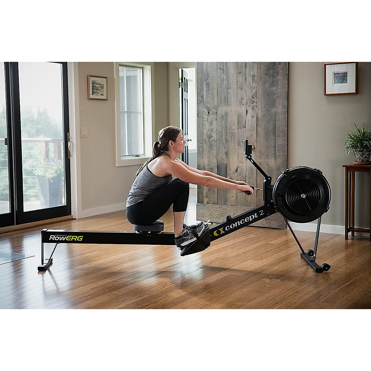 Concept2 Model D Upgraded New Rowing Machine Indoor Rowing Machine for Exercise Control Your Workout Intensity with PM5 Performance Monitor and Bundled with HogoR Cleaning Cloth