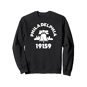 Philly Neighborhood 19159 Zip Code Philadelphia Liberty Bell Sweatshirt