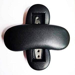 M.one Replacement Office Chair Armrest Arm Pads Caps Kidney Shaped (Set of 2)