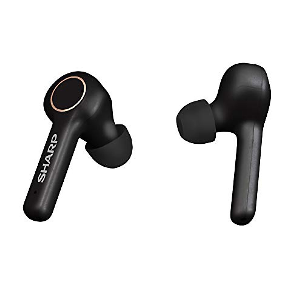 Sharp HP-TW30 True Wireless Noise Cancelling Splashproof Earphone, Black