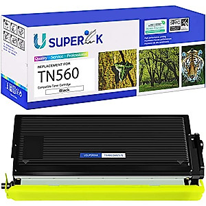 USUPERINK Compatible Toner Cartridge Replacement for Brother TN560 TN-560 TN540 TN-540 (Black, 1-Pack)